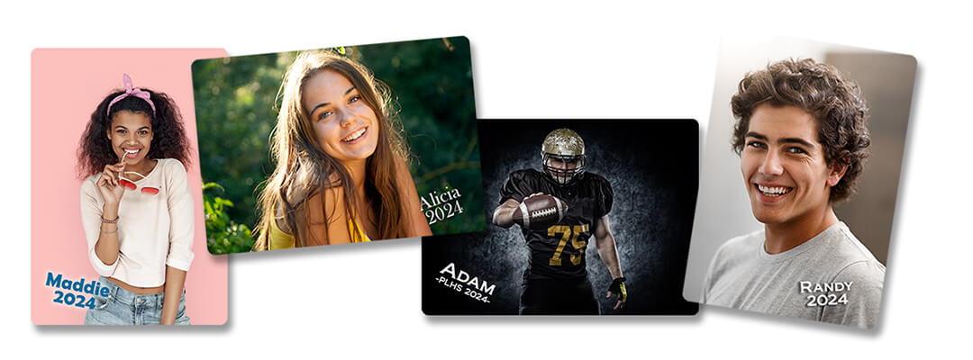 Wallet Size Photo Prints With Rounded Corners Perfect For Senior Pictures